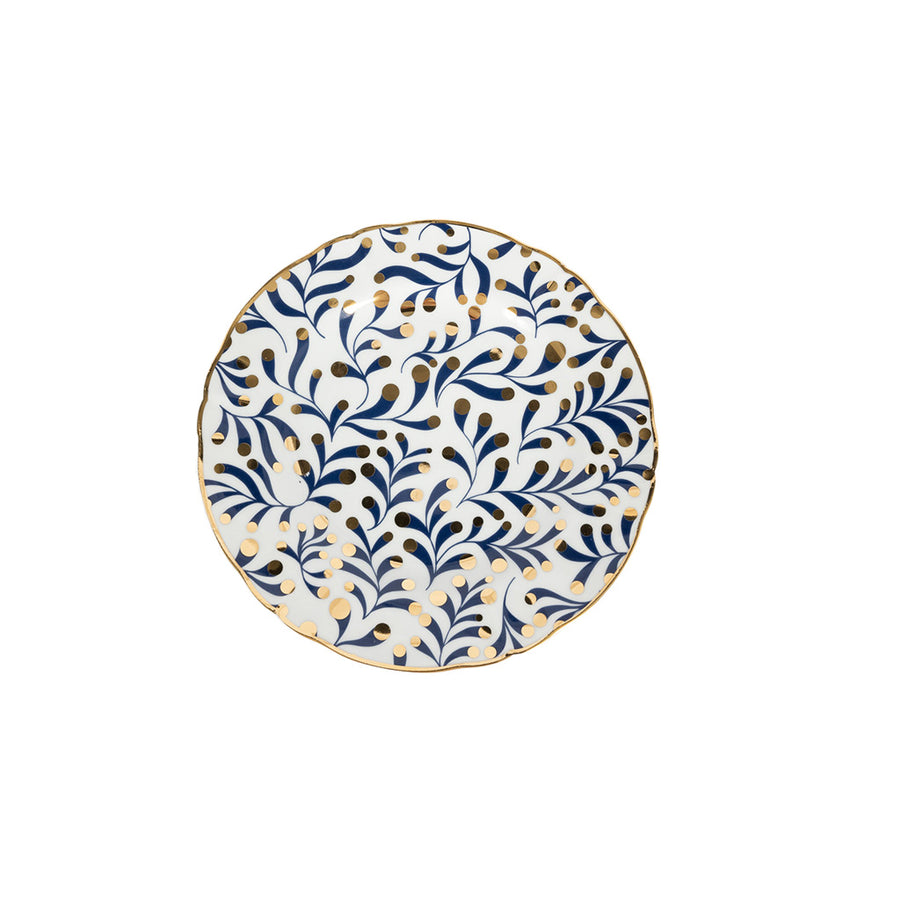Marino Dessert Plate – Blue Print