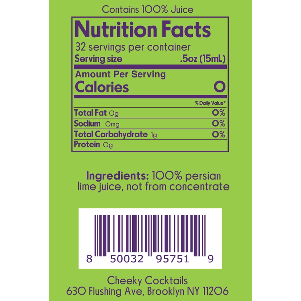 Cheeky Lime Juice– Blue Print